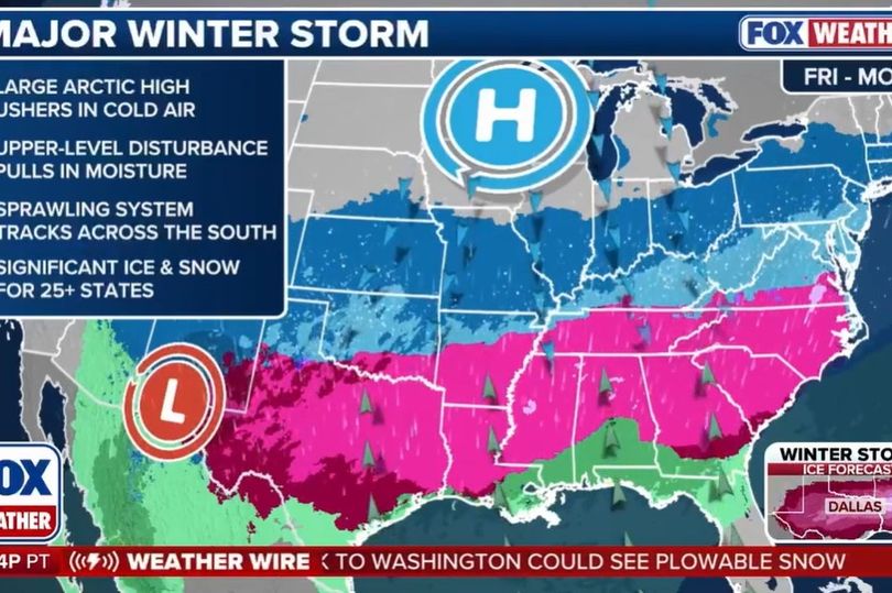 NY weather: 'Catastrophic' snow and ice storm to smash East Coast in ...