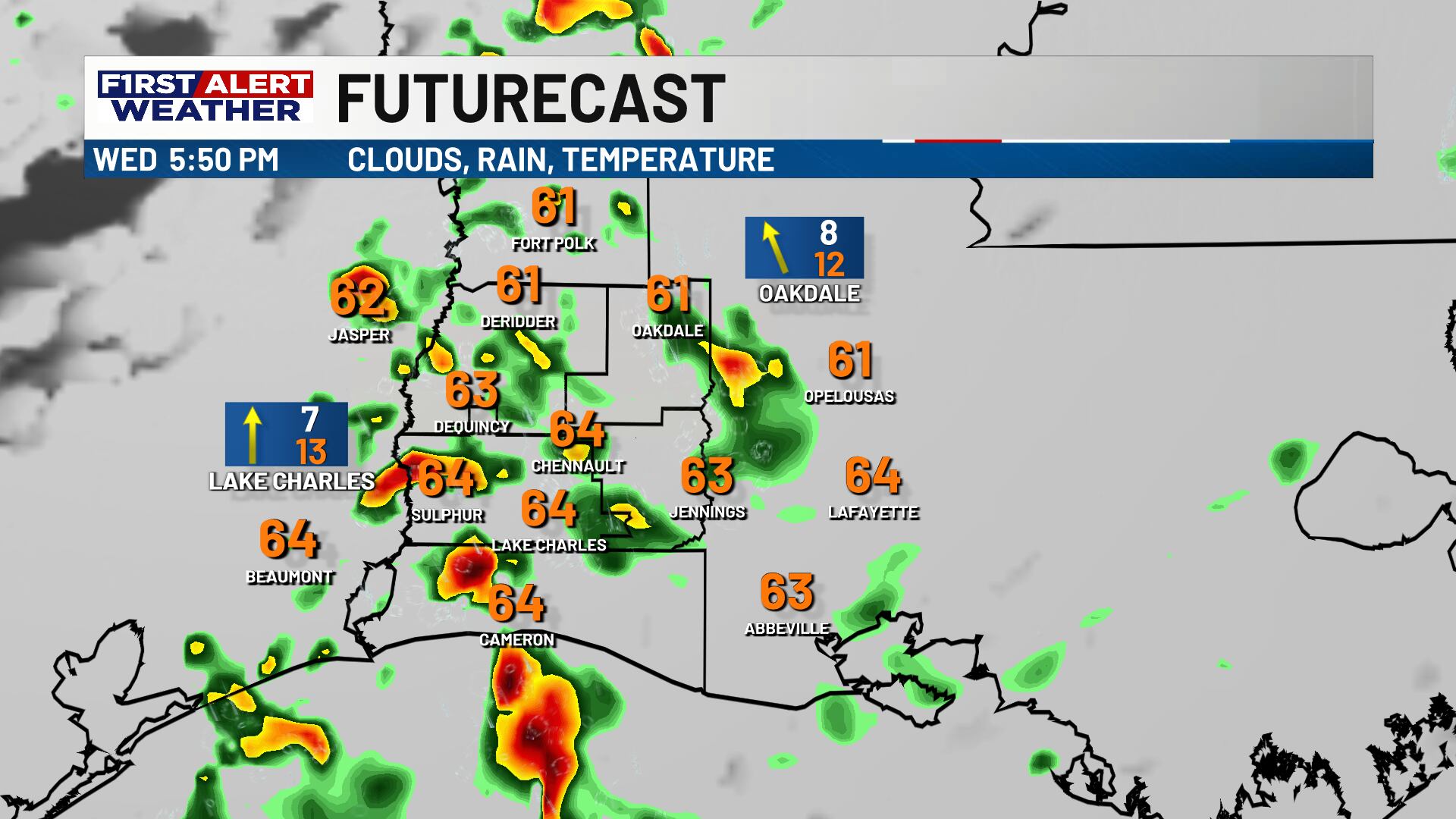 First alert forecast: Rain returns through the afternoon, as we keep a ...