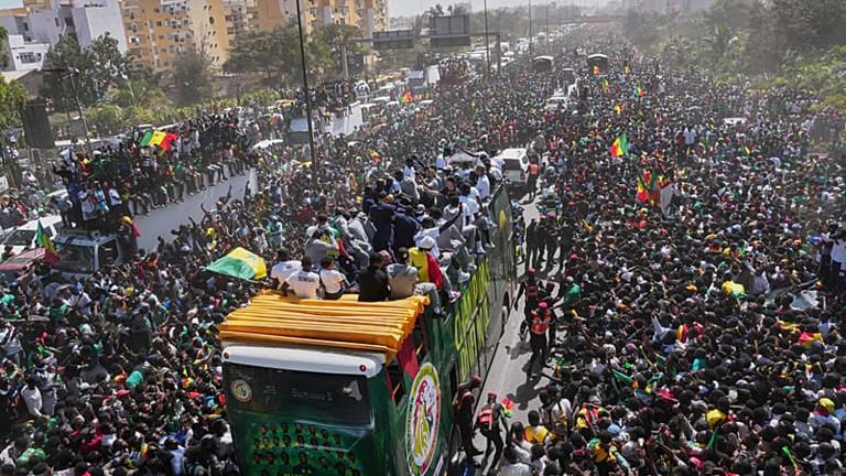 Senegal's president praises player for actions during AFCON final