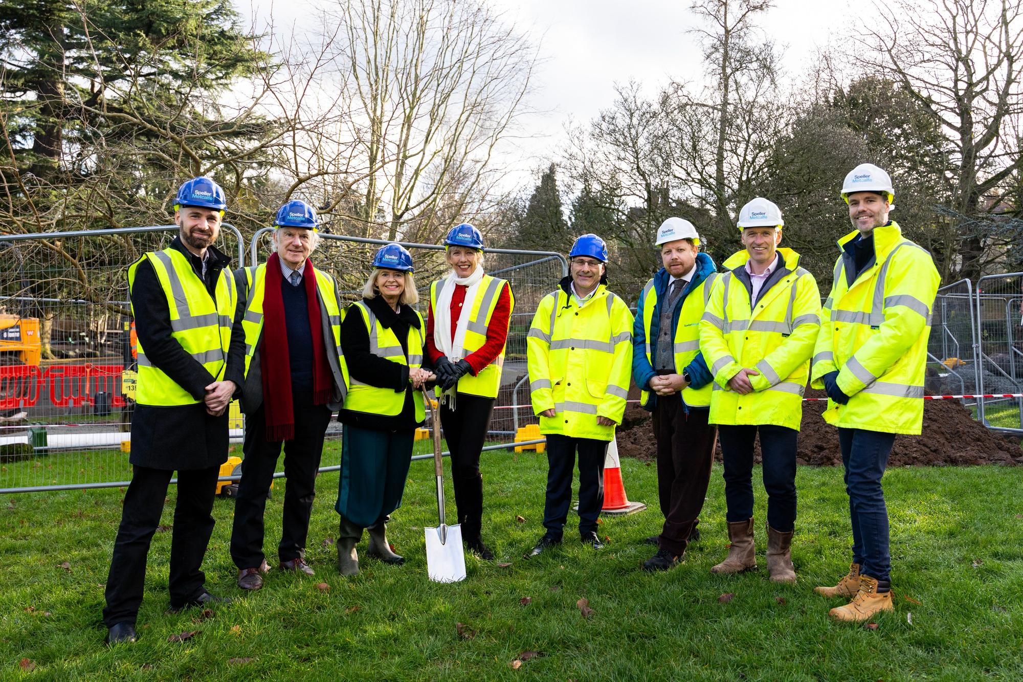 The first spade hits the ground as construction begins at Malvern ...