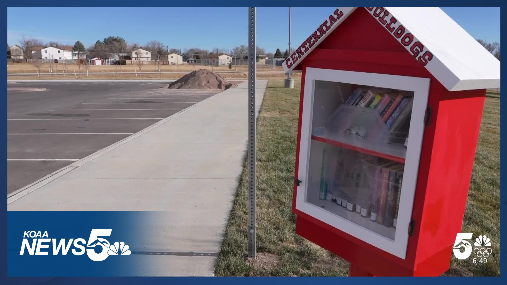 Students from Pueblo East, Centennial build mini libraries in front of ...