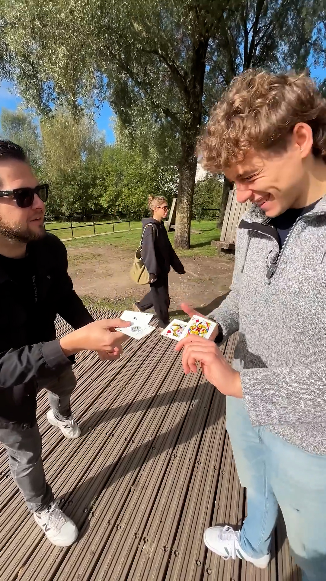 This card changed in his own hand