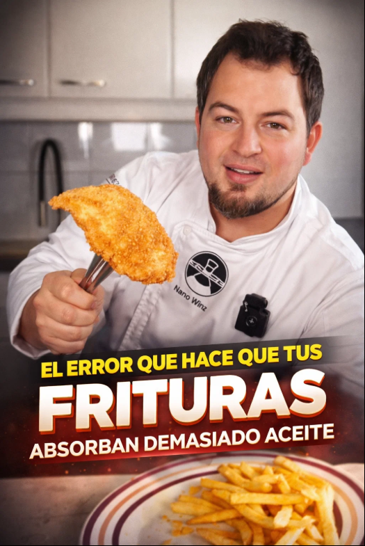 El error que hace que tus frituras absorban demasiado aceite