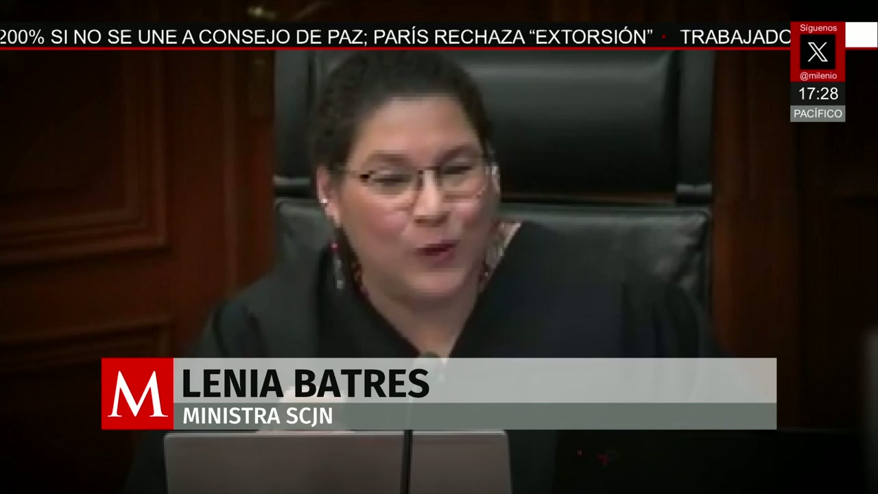 Ministra Lenia Batres desafía a la Suprema Corte al negarse a modificar ...