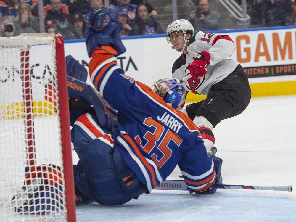Edmonton Oilers start slow then cannot solve Jake Allen late in 2-1 ...