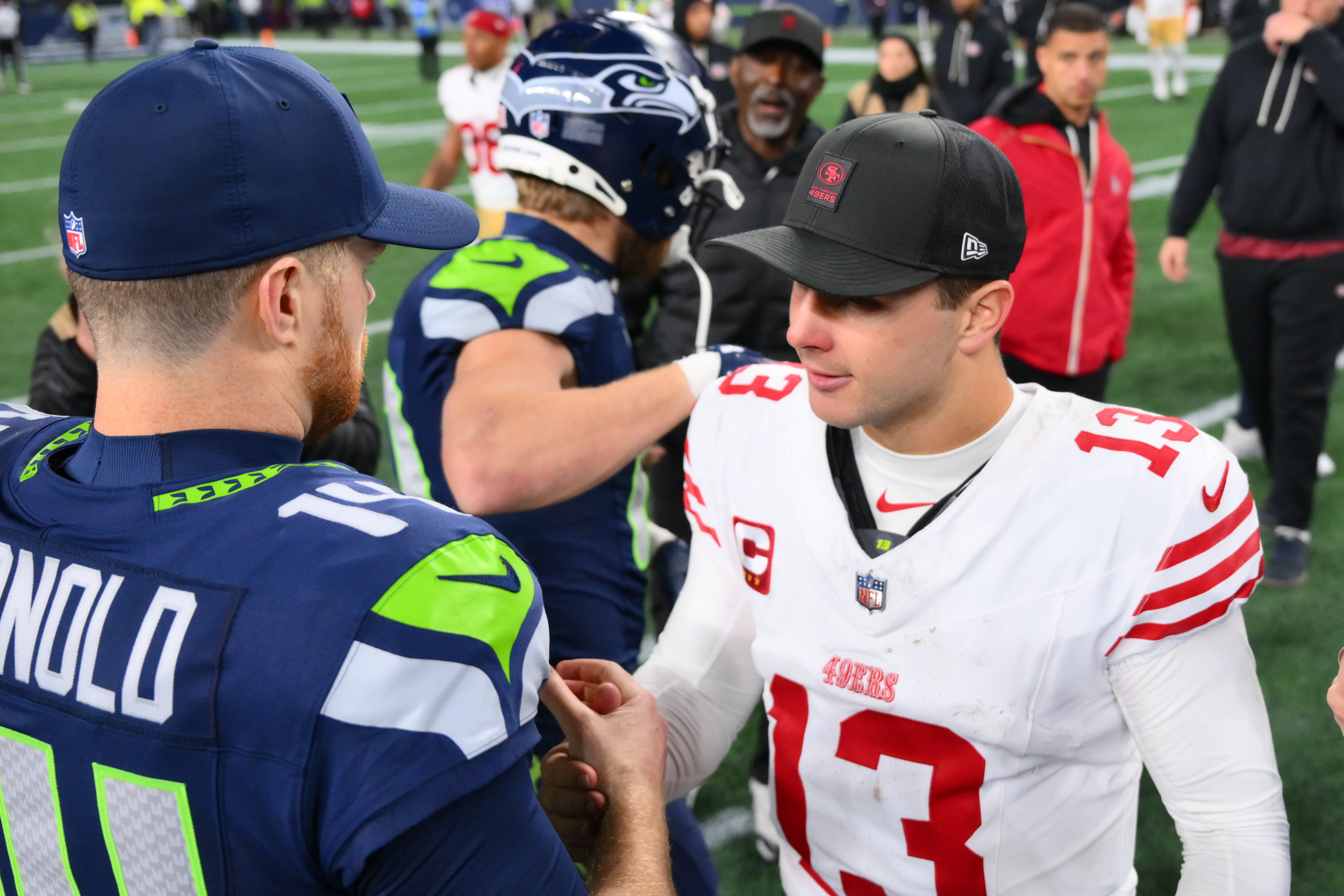 Brock Purdy had 6-word message for Sam Darnold