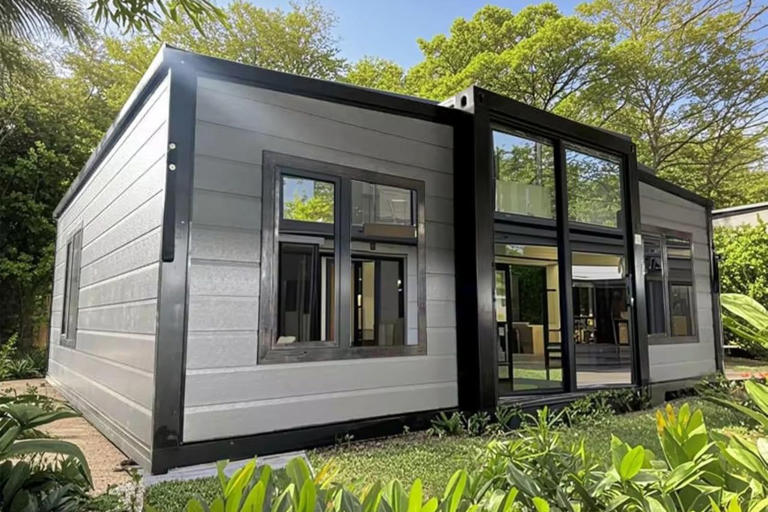 Amazon just dropped a villa-like tiny house with a front porch, balcony ...
