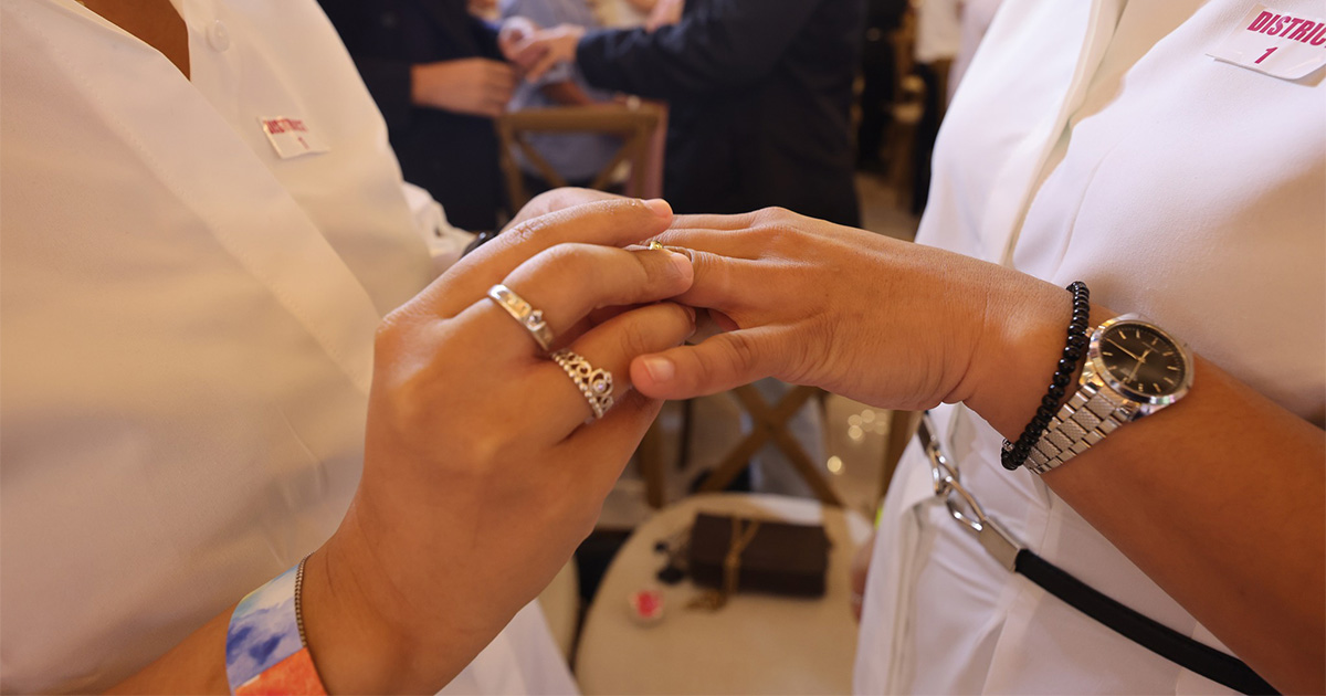 QC is holding a commitment ceremony for LGBTQ+ couples on Feb. 14