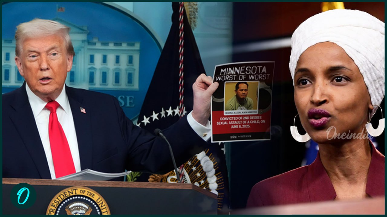 Trump 'can't stand Ilhan Omar' - Trump's explosive Minnesota rant ...