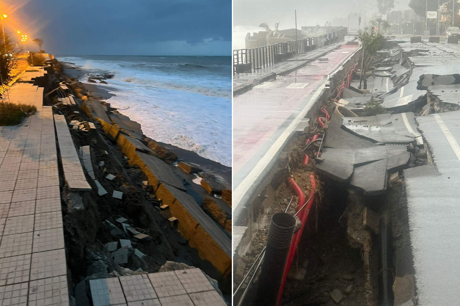 Il ciclone Harry ha devastato strade, litorali e case: le immagini del ...