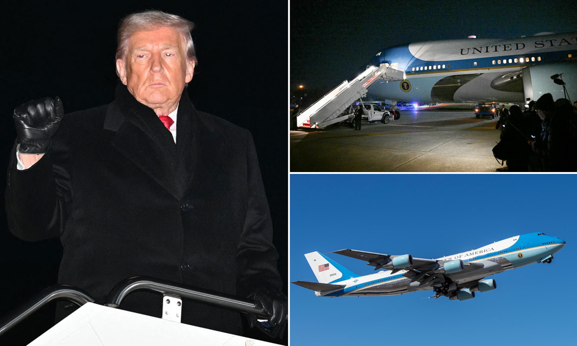 Issues that have plagued Air Force One in recent years as Trump forced ...