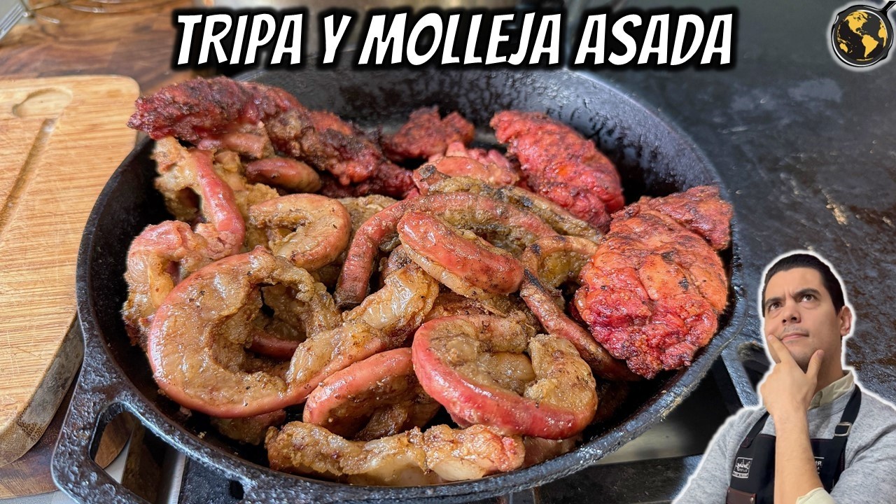 Cómo hacer molleja y tripa asada (bien dorada y suave)