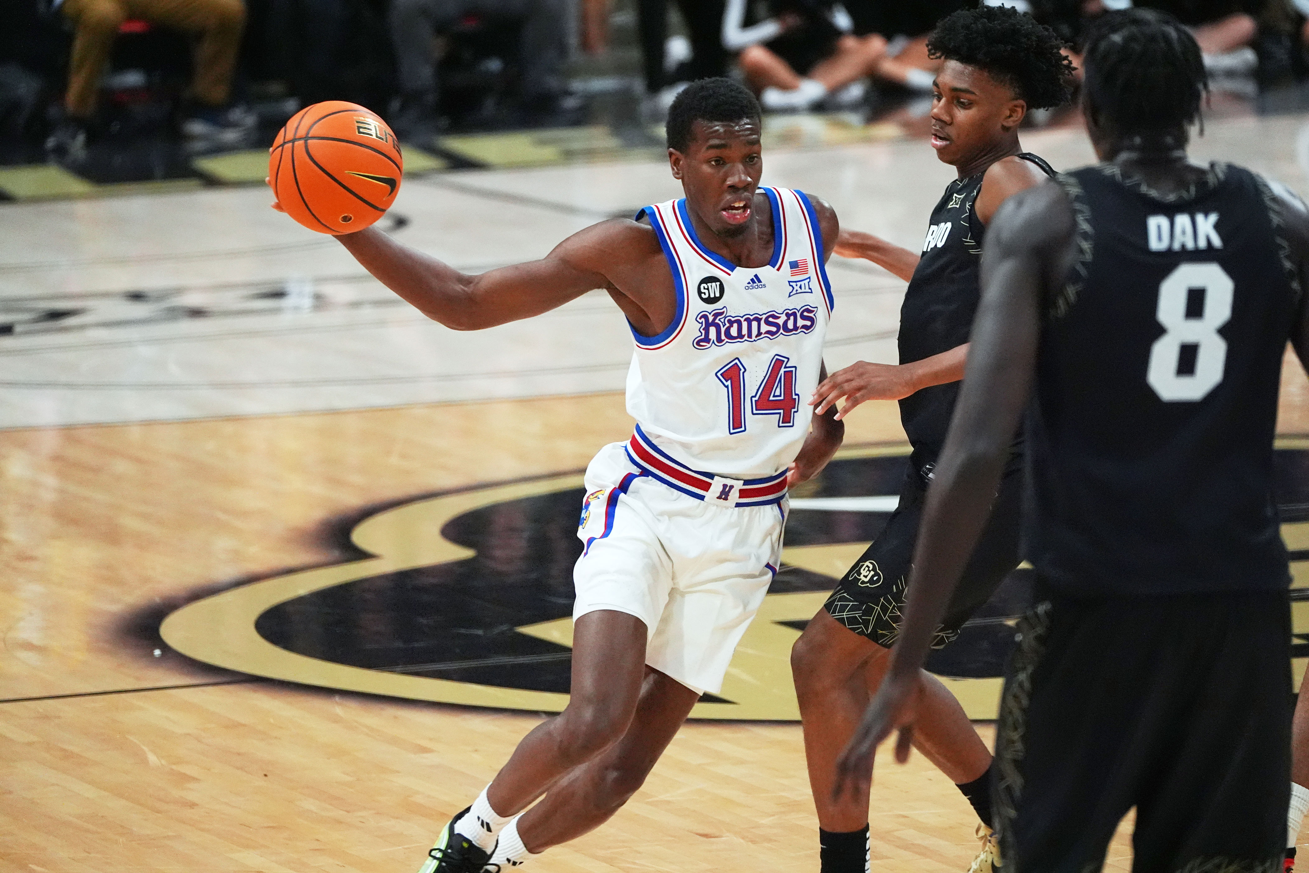 Council's late scoring helps No. 19 Kansas beat Colorado 75-69 win with ...