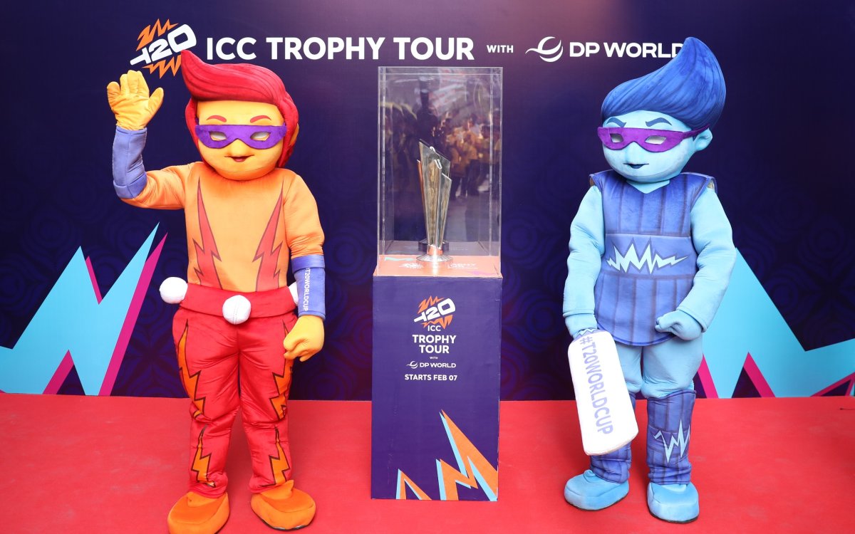 T20 Wc 2026 Trophy Reaches Alma Maters Of Pandya Kishan And Samson