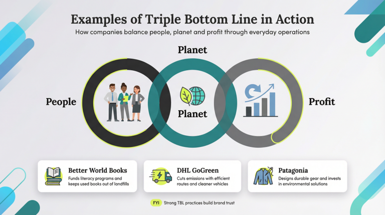What is the triple bottom line?