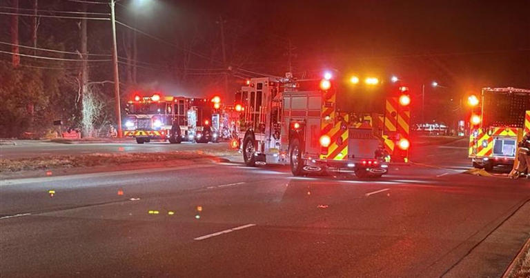 Crews tackle early-morning fire at Wake County house on Louisburg Road