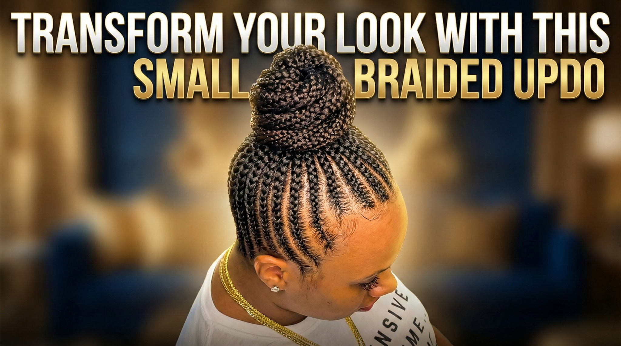 Transform your look with this small braided updo
