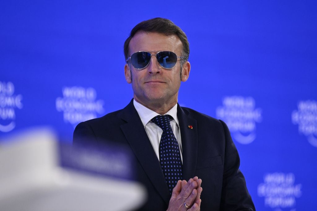 El secreto del look de Emmanuel Macron al estilo 'Top Gun' con gafas de ...