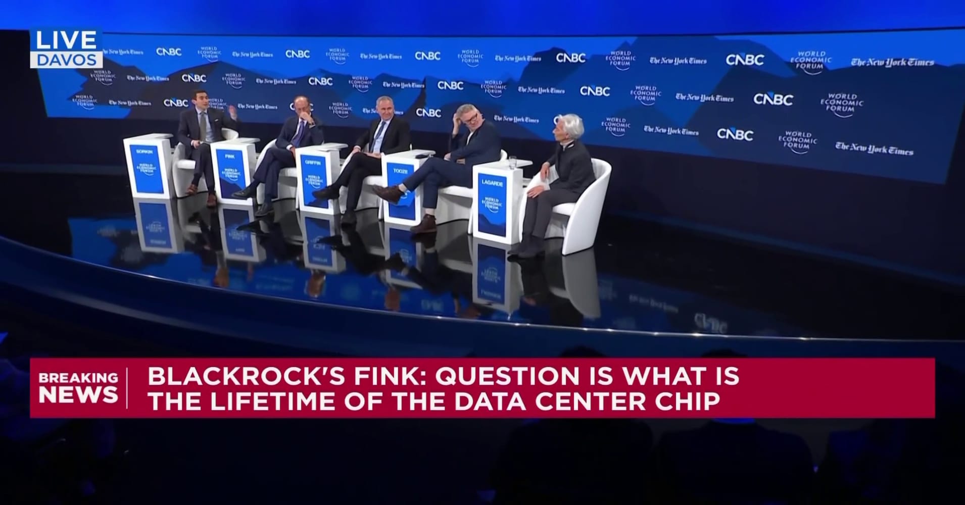 'The world needs a savior': Larry Fink, Christine Lagarde and more talk AI