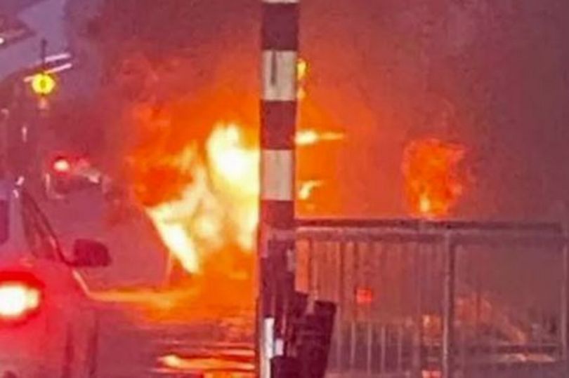 Major fire at UK airport causes travel chaos as flames rip through ...