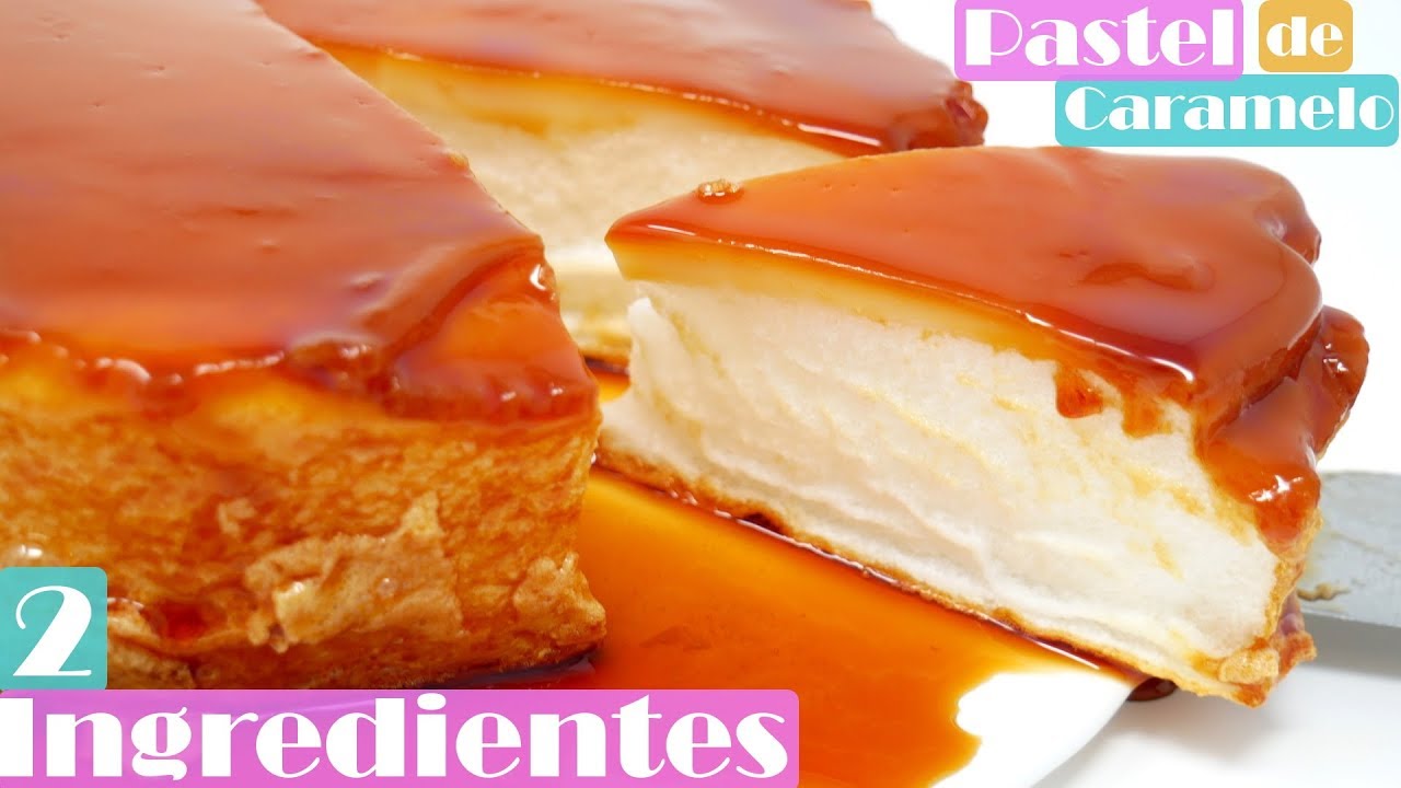 Pastel de caramelo con solo dos ingredientes