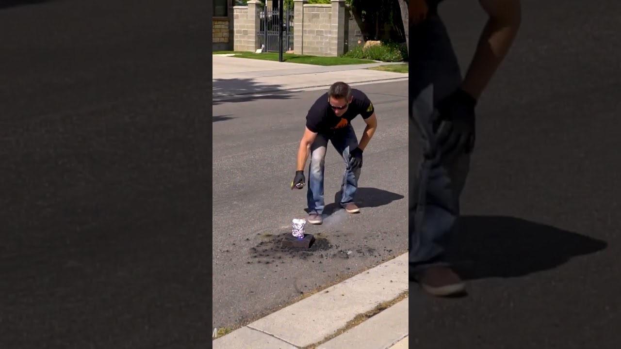 We lit off 450 smoke bombs simultaneously for science