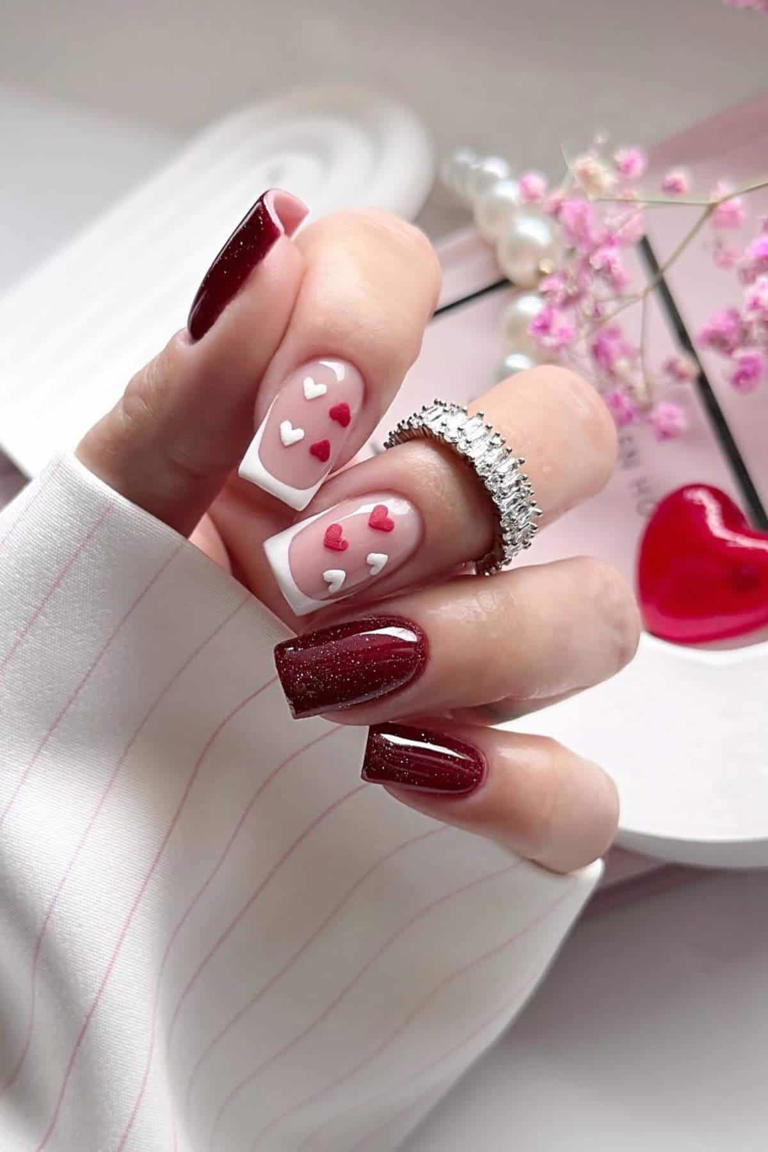 40 heart nail ideas that feel sweet without going overboard