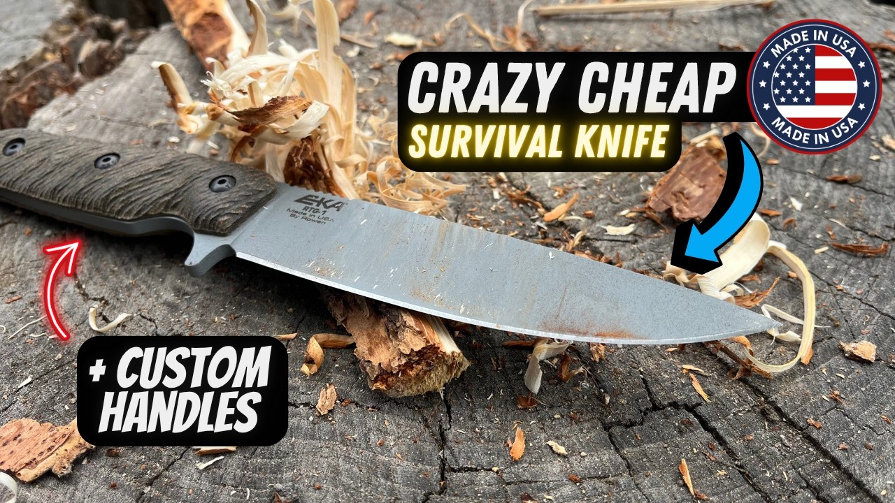 Budget survival knife gets new life with this simple mod! EKA RTG-1