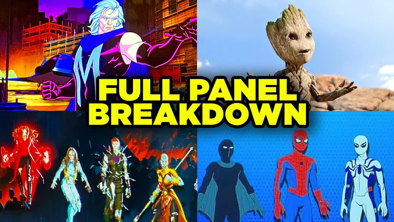 Marvel SDCC breakdown: Spider-Man, Marvel Zombies, I am Groot, & X-Men 97!