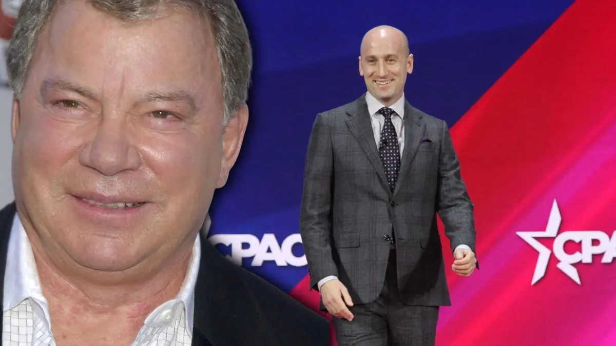 William Shatner claps back at Stephen Miller with hilarious 'Star Trek ...