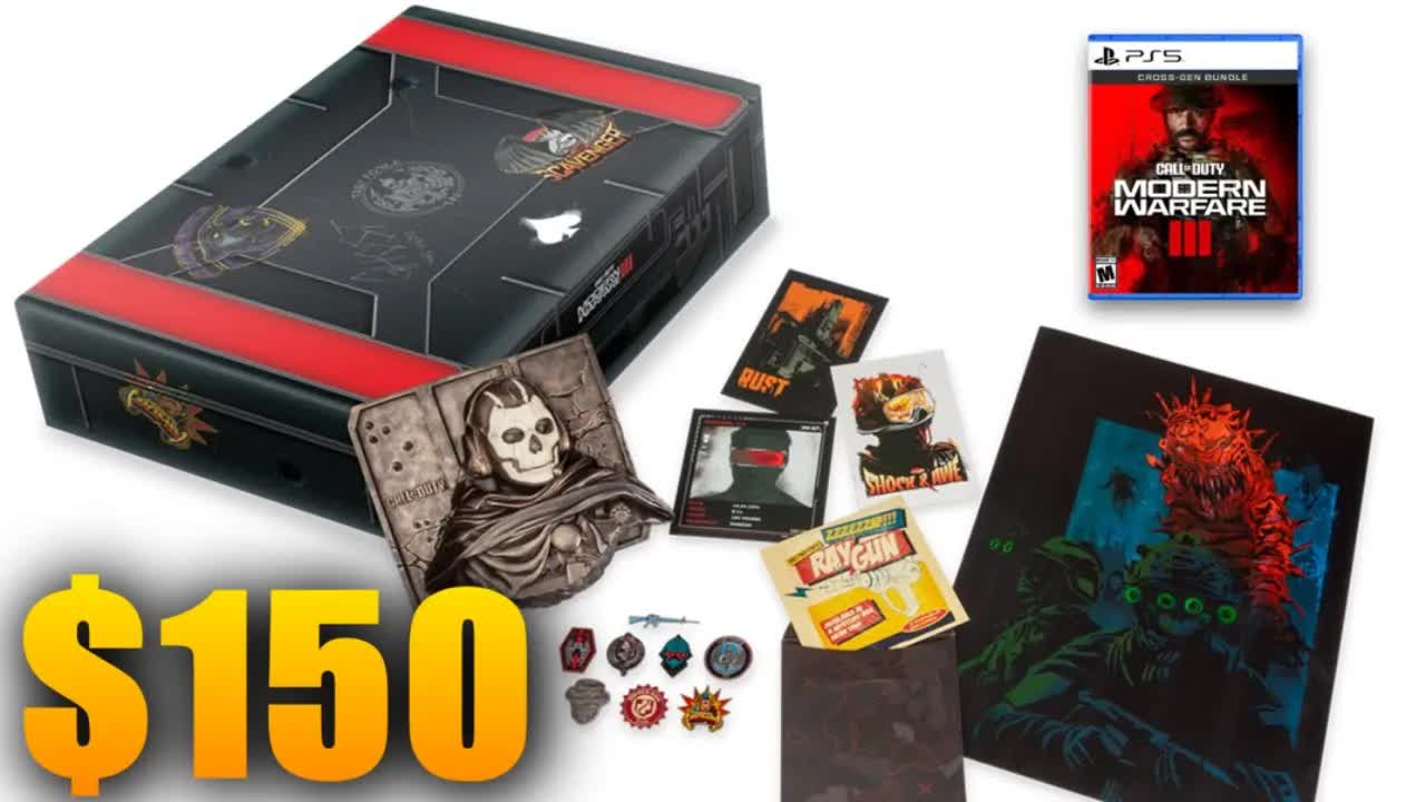 Modern Warfare 3 $150 collector's edition revealed + all items (COD MW3 ...