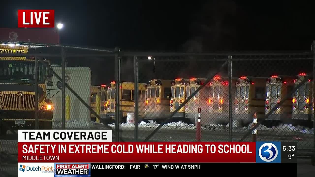 Cold weather conditions prompt safety warnings for students heading to ...