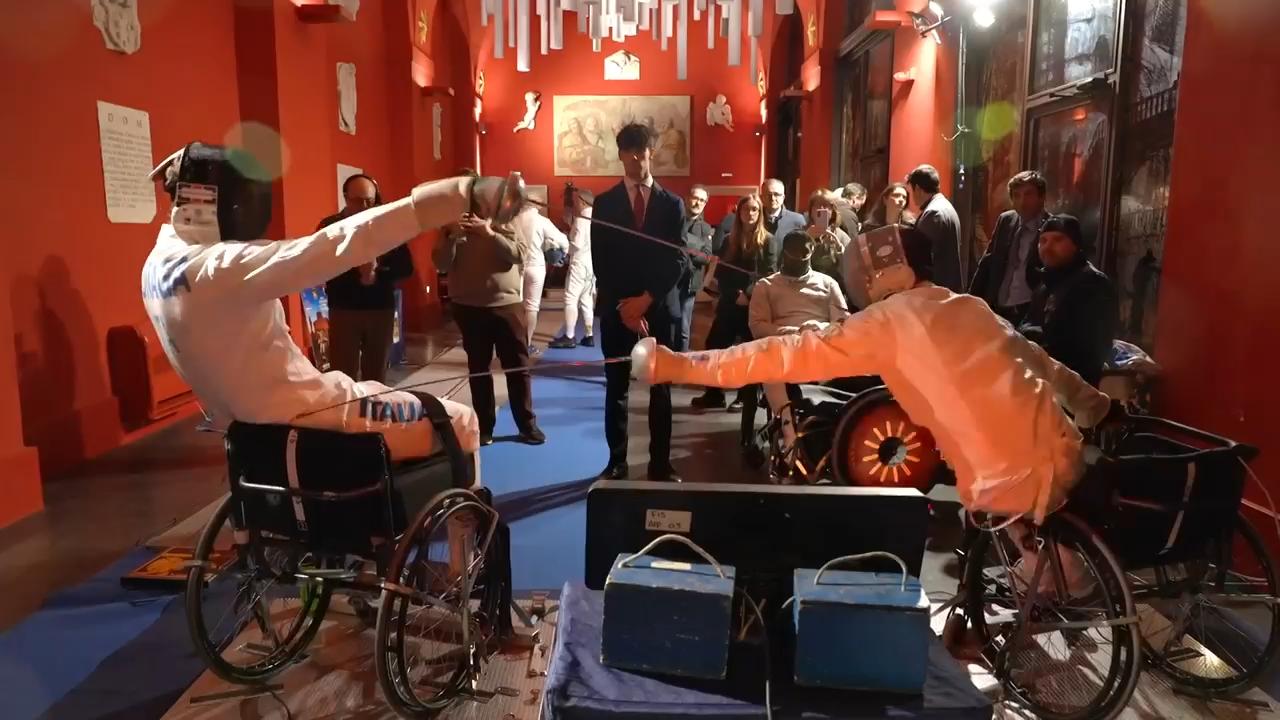Disabled fencers face off to mark International Day of Persons with ...