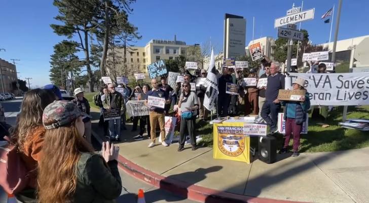 'It's a betrayal': Veterans protest plan to eliminate 25,000 VA jobs ...