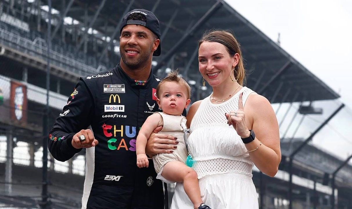 Bubba Wallace balances NASCAR wins and new fatherhood