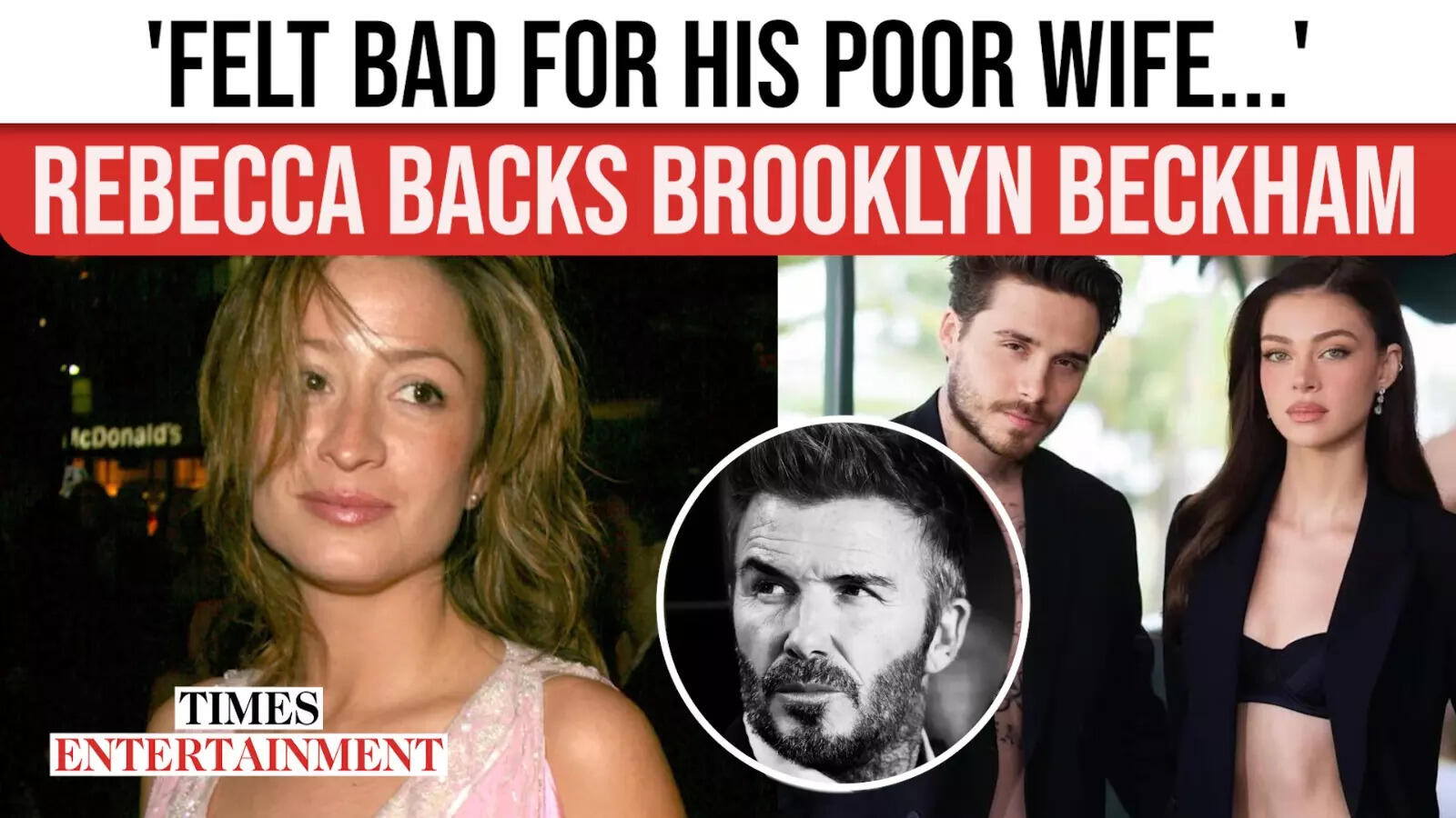 Brooklyn finds an unlikely ally as Rebecca Loos weighs in on Beckham rift