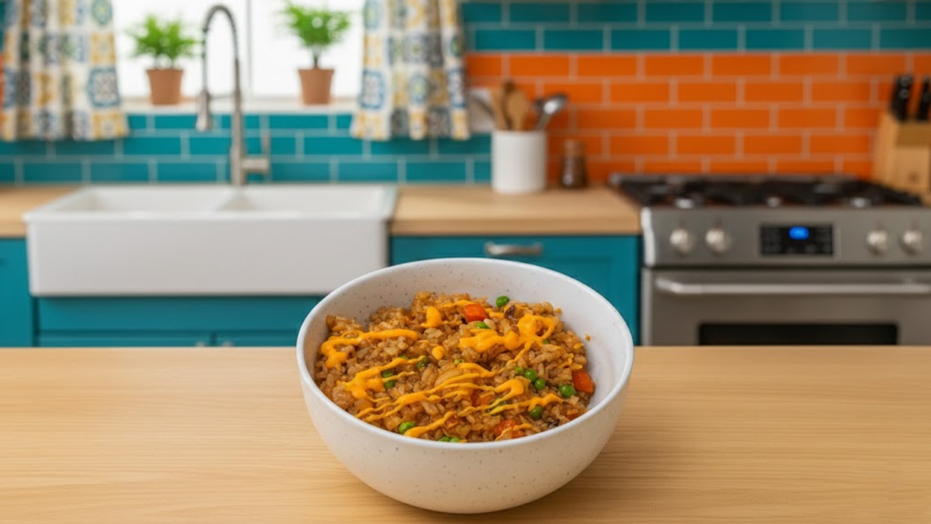 How to make fried rice bowl