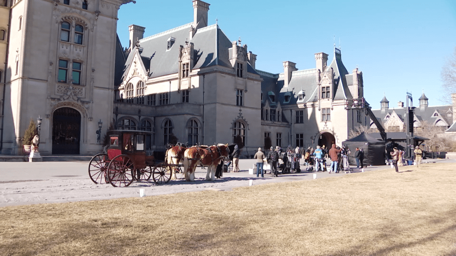 Photos: Production begins on Hallmark movie at Biltmore Estate