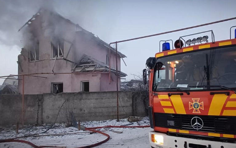 Russia strikes Ukraine's Odesa region, resulting in fires and casualties