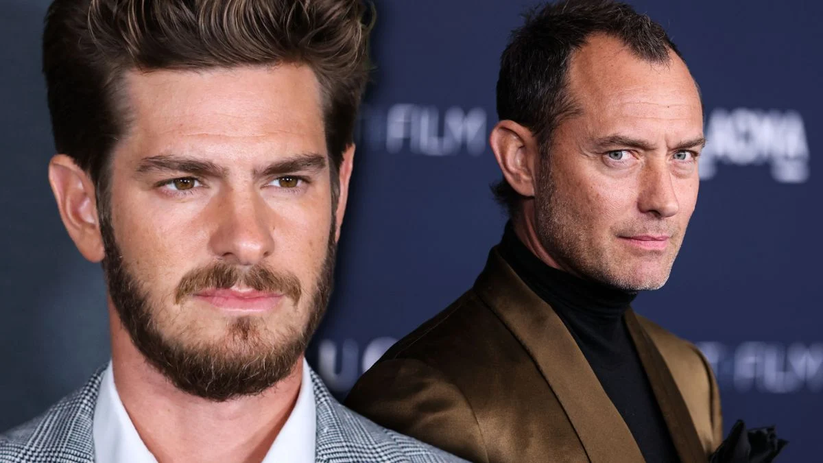 Andrew Garfield and Jude Law shock fans with totally unrecognizable ...