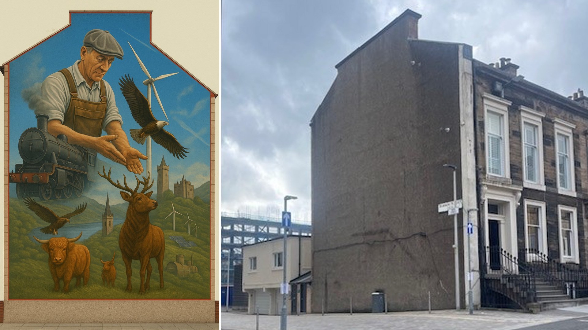 Massive AI-generated mural with American bald eagles approved by ...