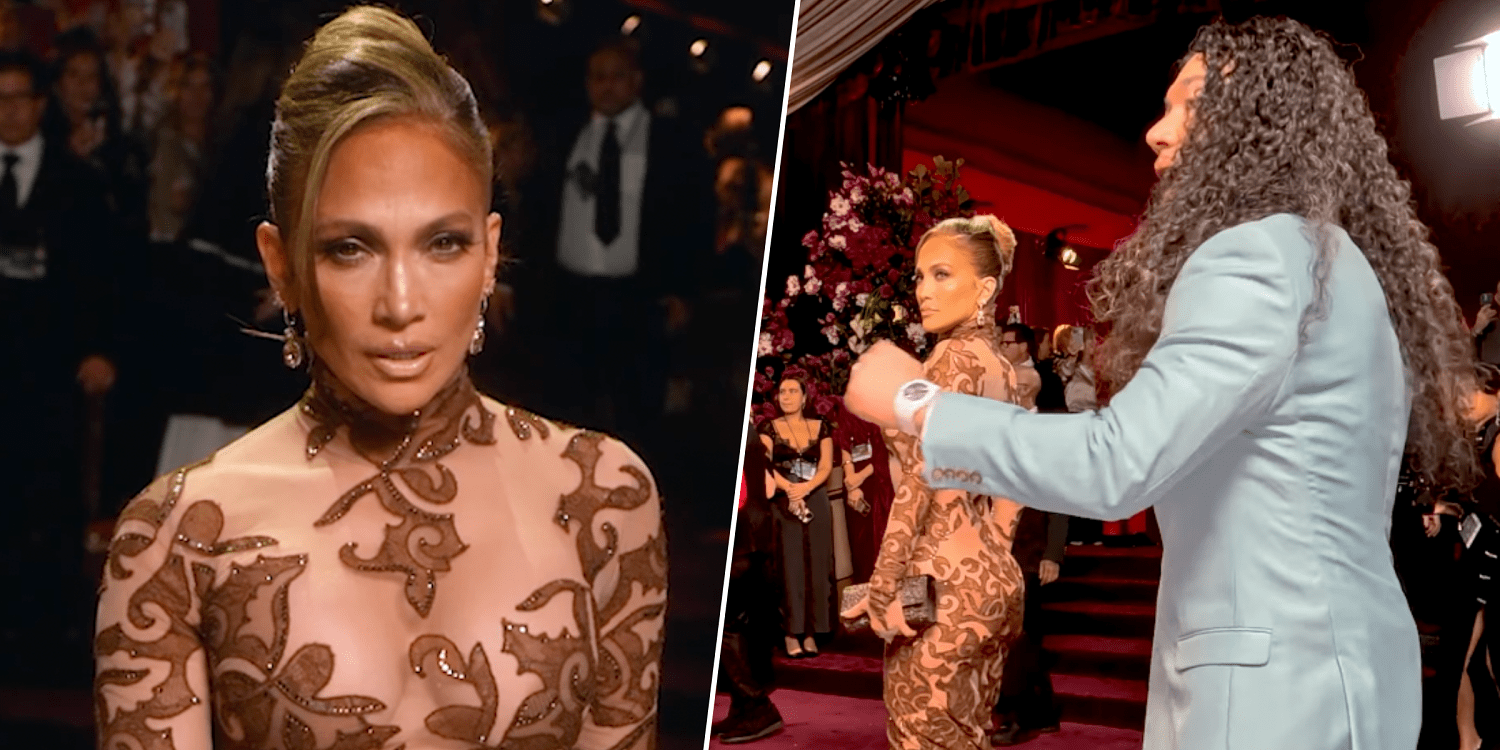 Why did Jennifer Lopez and a GlamBOT video cause controversy?