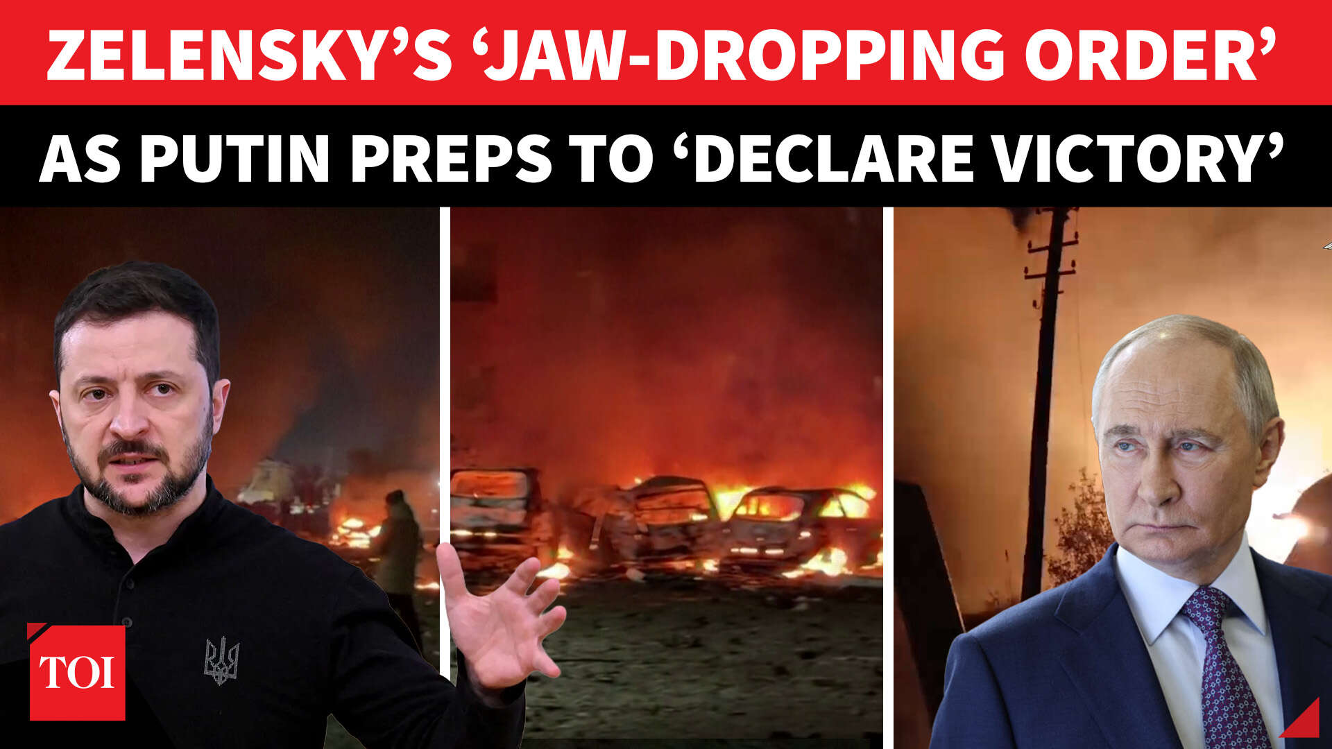 Russia-Ukraine aerial clash explodes as Putin preps to declare victory ...