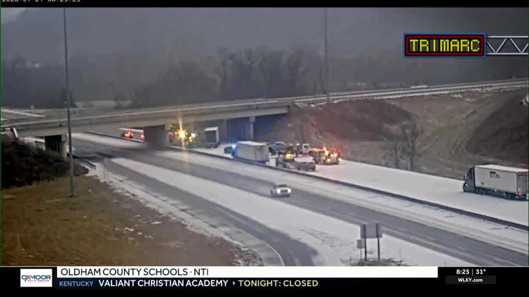 Slick roads lead to multiple wrecks, backups Wednesday morning: Updates