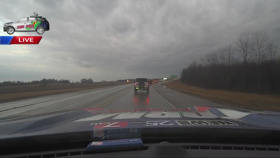 John Storm Tracker live 7:03 a.m.