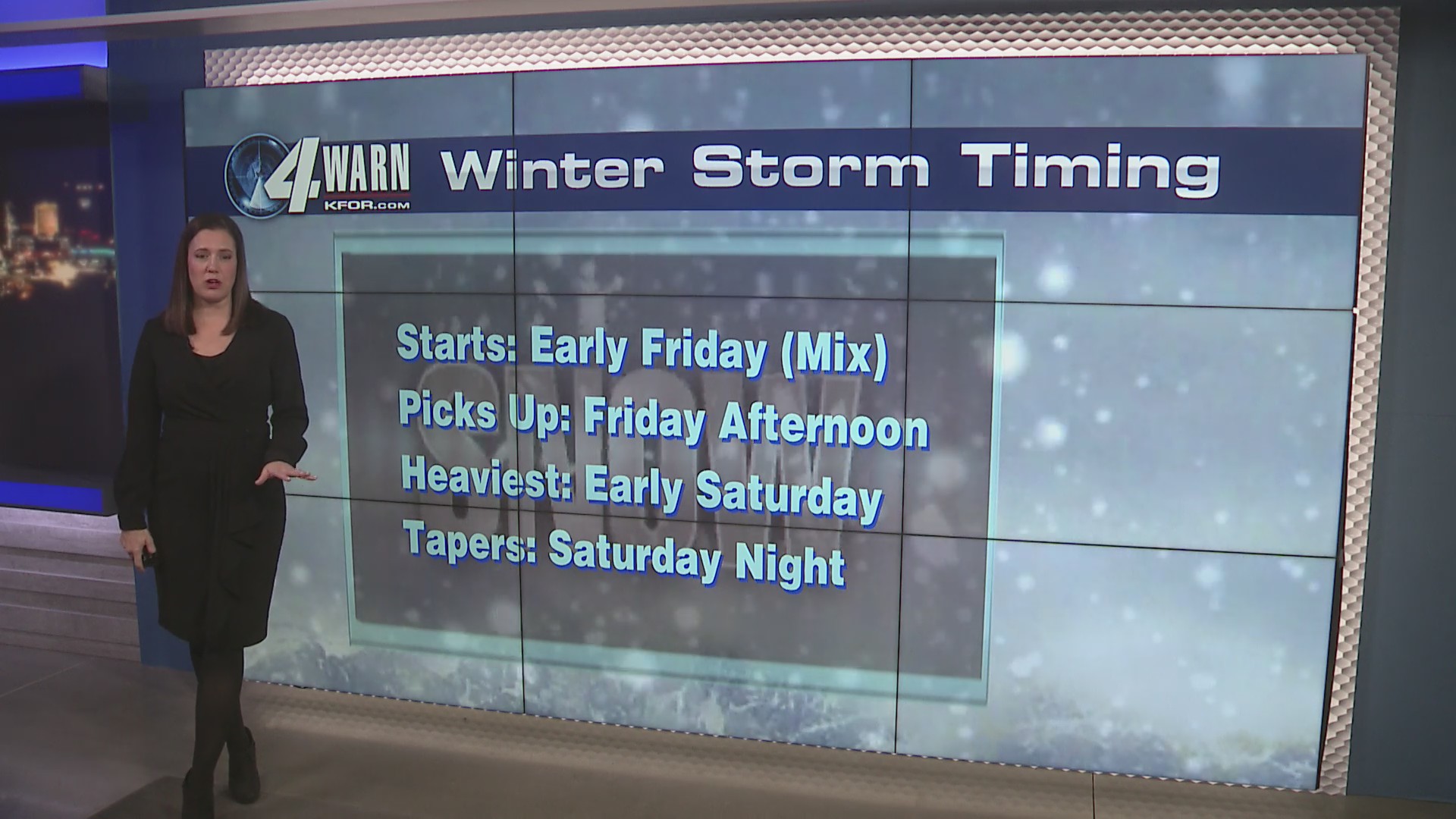 Emily Sutton has the latest on our major winter storm and pipe-bursting ...