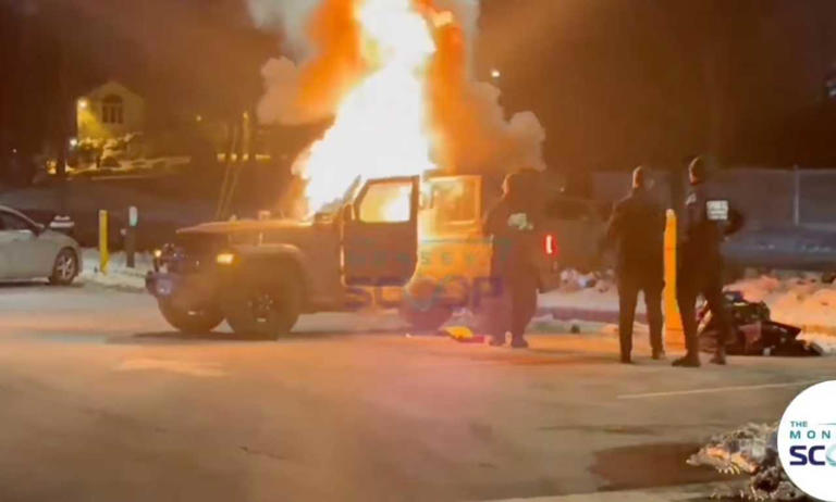 Car fire breaks out in restaurant parking lot in Rockland County: Report