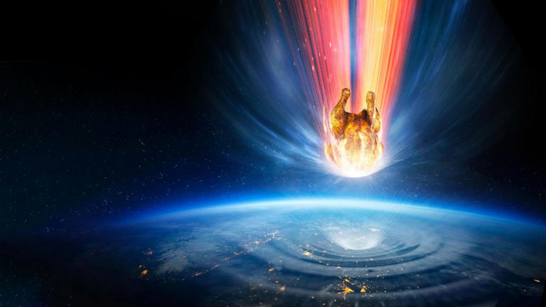 What happens when a turkey hits Earth at the speed of light?