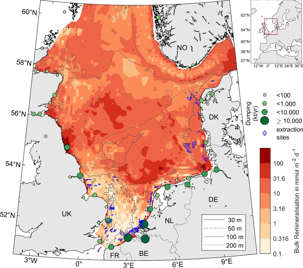 Dredging sand and silt has consequences for the North Sea