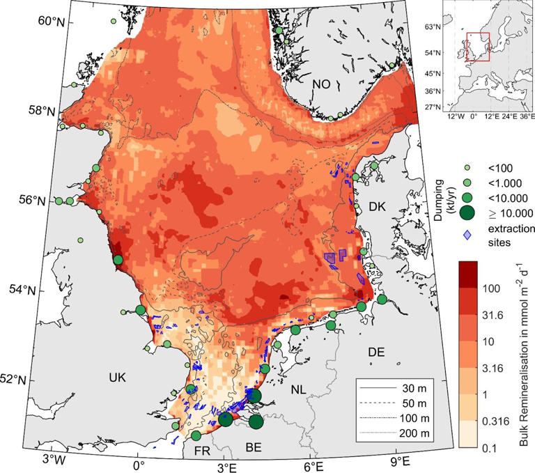 Dredging sand and silt has consequences for the North Sea